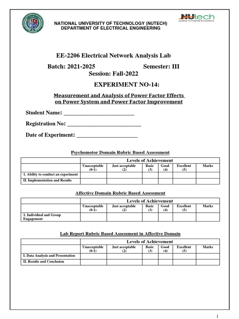 Experiment No 14 | PDF | Ac Power | Computer Engineering Experiment No 14 | PDF | Ac Power | Computer Engineering