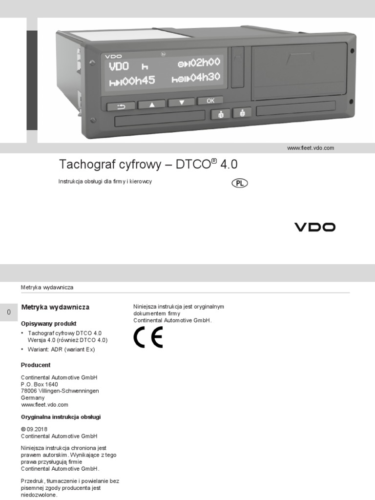 Tacho DCT 4.0 | PDF