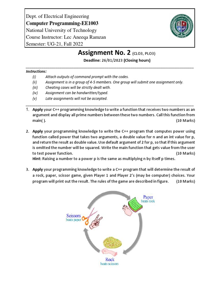 Assignment 3 Comp Prog Eed Questions Pdf 