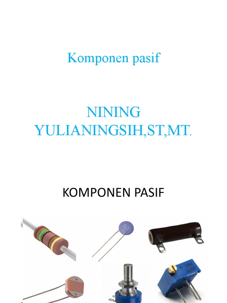 Spe 10 Komponen Elektronika Pasif Dan Aktif_22 | PDF