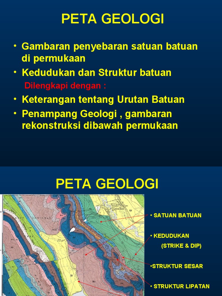 Peta - Peta Geologi | PDF
