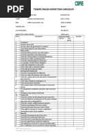 Mobile Crane Inspection Checklist | PDF | Crane (Machine) | Transport