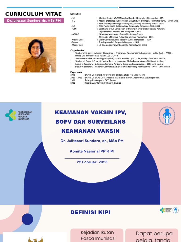 Komnas KIPI - Keamanan Vaksin IPV Dan bOPV Crash Program Polio Fix | PDF Komnas KIPI - Keamanan Vaksin IPV Dan bOPV Crash Program Polio Fix | PDF