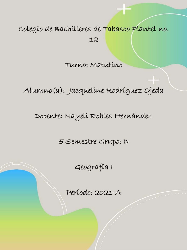 Mapa Mental - Geografia | PDF