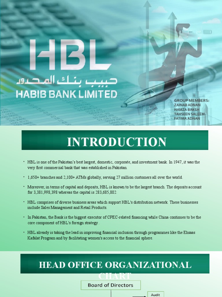 HBL Slides | PDF | Banks | Internal Control