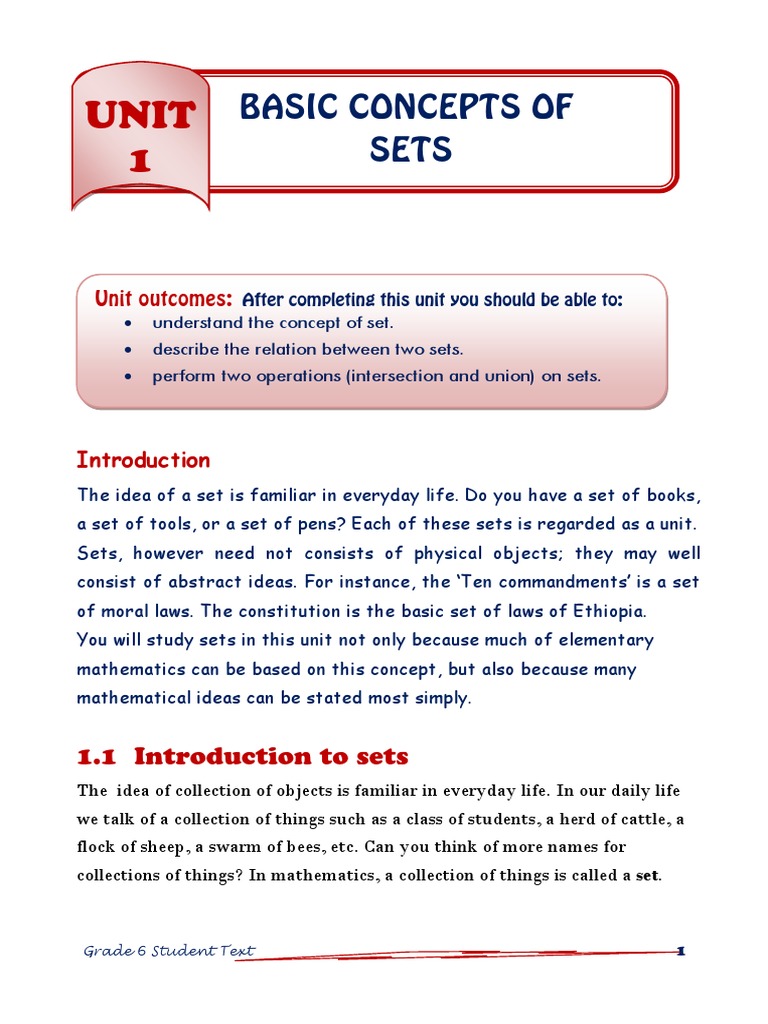 Mathematics Grade 6 | PDF | Set (Mathematics) | Numbers