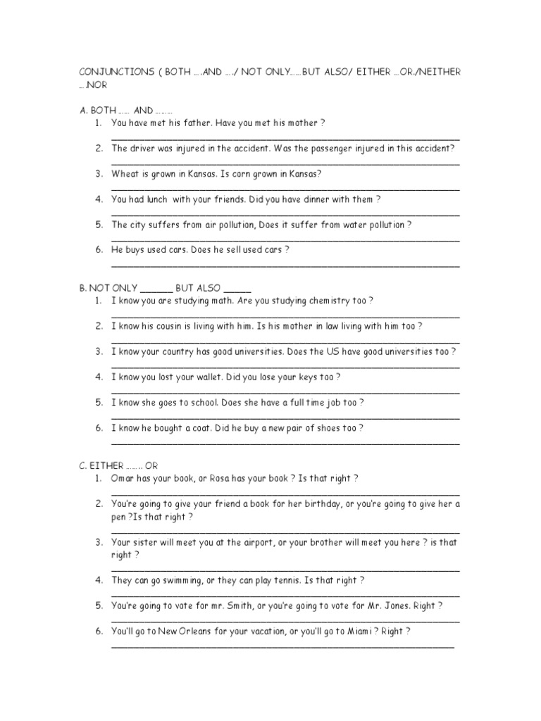 Mastering Conjunctions in English Grammar | PDF | Language Arts ...