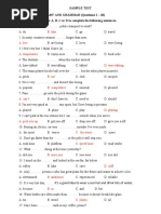 Đề thi CK ESP111 TACN1 SAMPLE | PDF | Operations Management | Business Process