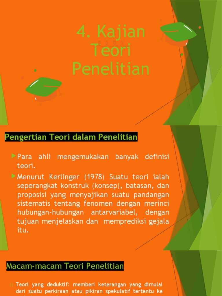 4. Kajian Teori Penelitian | PDF
