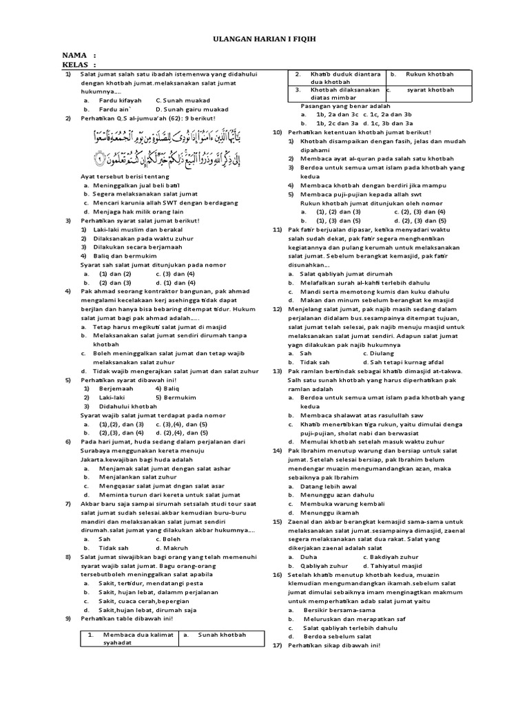 Soal Buk Syamsinur | PDF