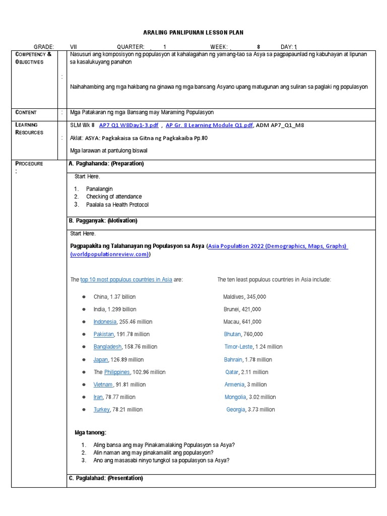 Ap7 Q1 WK8 Day1-3 | PDF