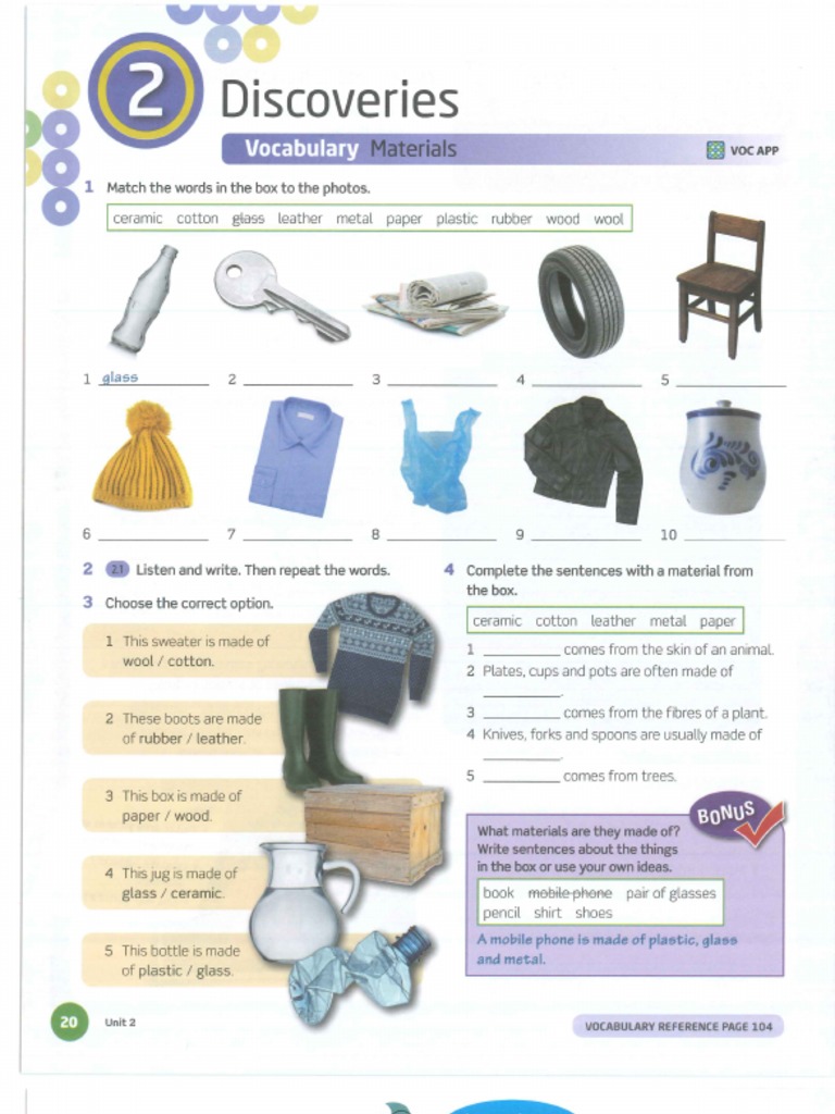 Spectrum-Essential-Practice 2º Eso Unit 2 Vocabulary | PDF