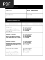 Employee Discussion Record Template | PDF