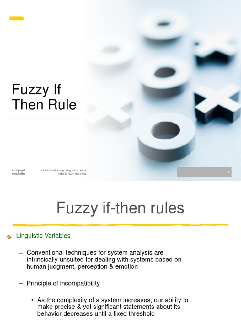 Fuzzy If Then Rules Explained | PDF | Fuzzy Logic | Linguistics