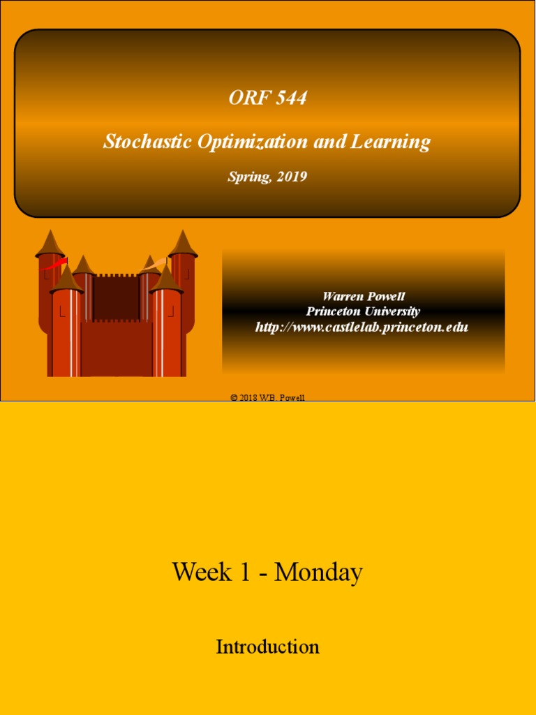 ORF 544 Week 1 Introduction and Overview | Download Free PDF ...