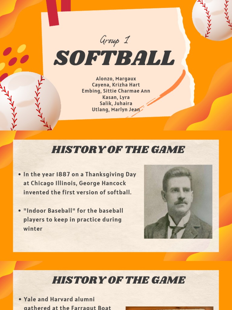 Group 1 Softball | PDF | Softball | Baseball Field