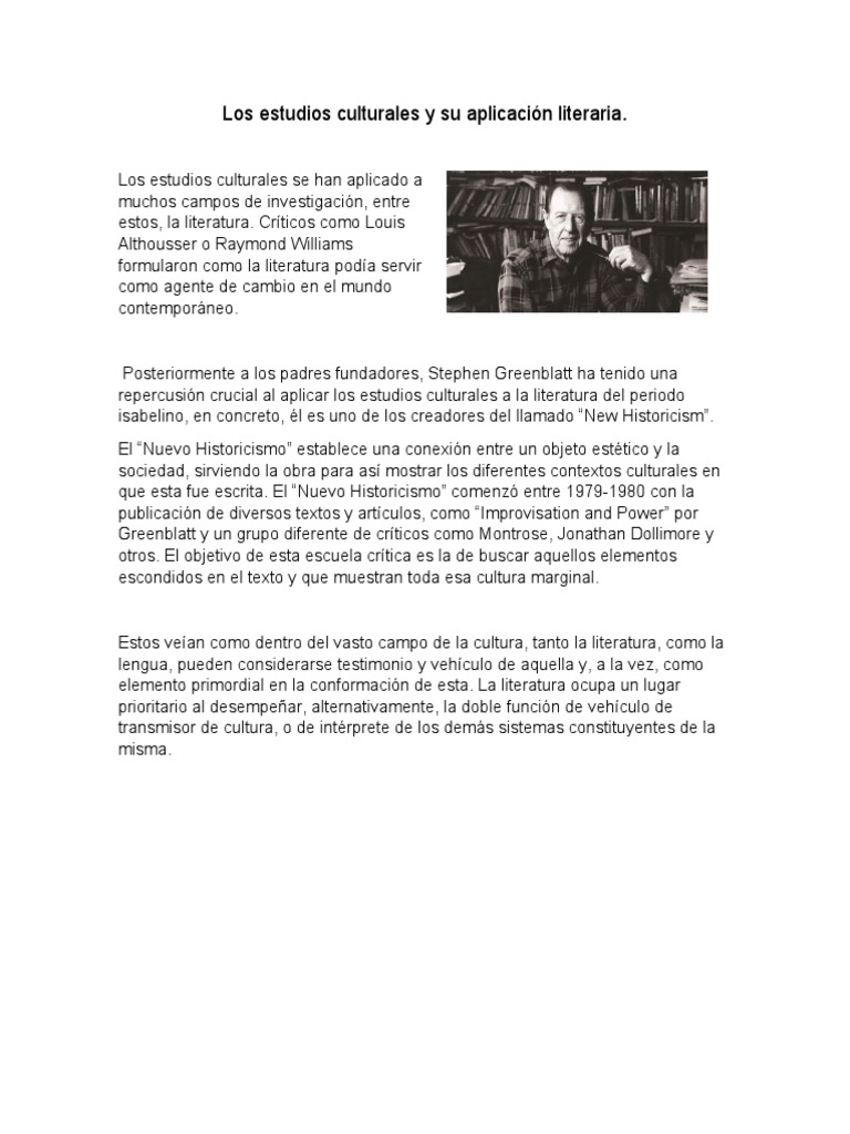 Los Estudios Culturales | PDF