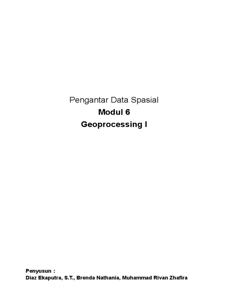 Modul 6 QGIS 2022 | PDF