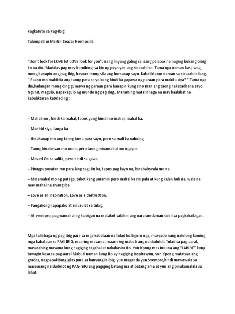 Pagkatuto Sa Pa-WPS Office | PDF