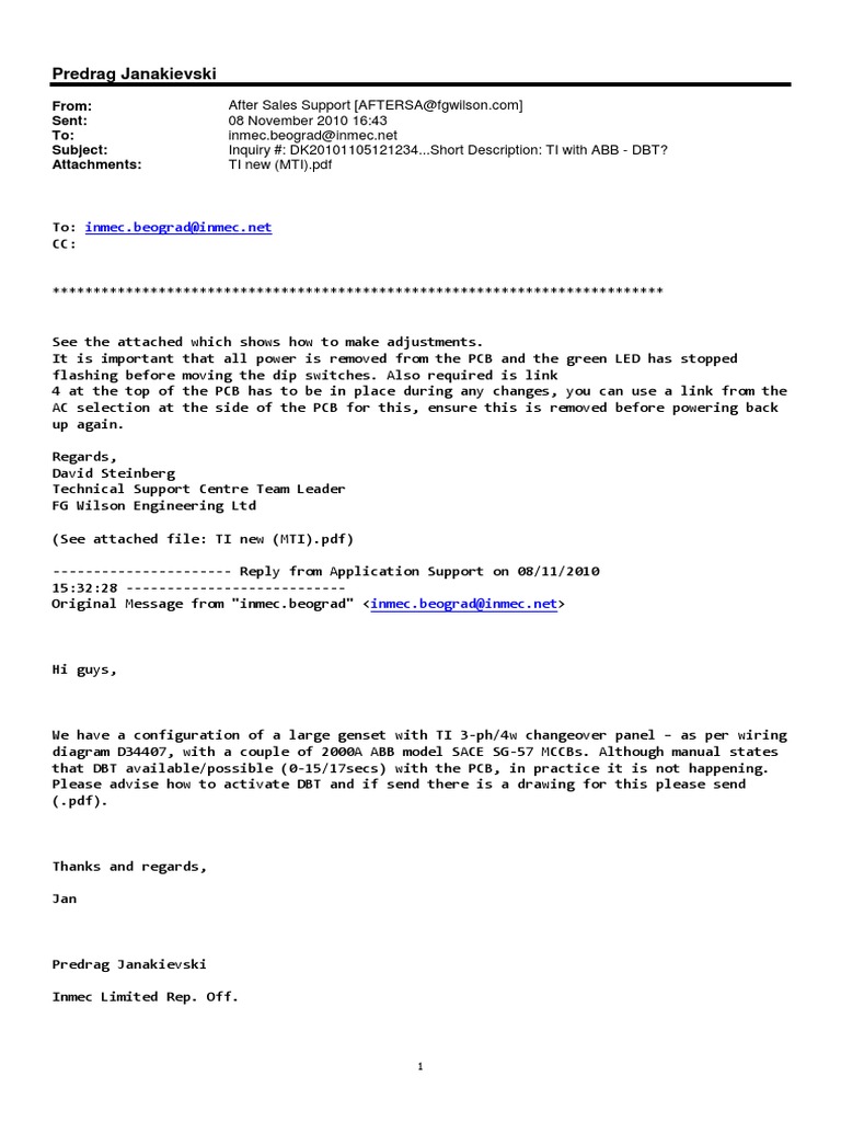 TI - DBT Adjustment | PDF | Computers