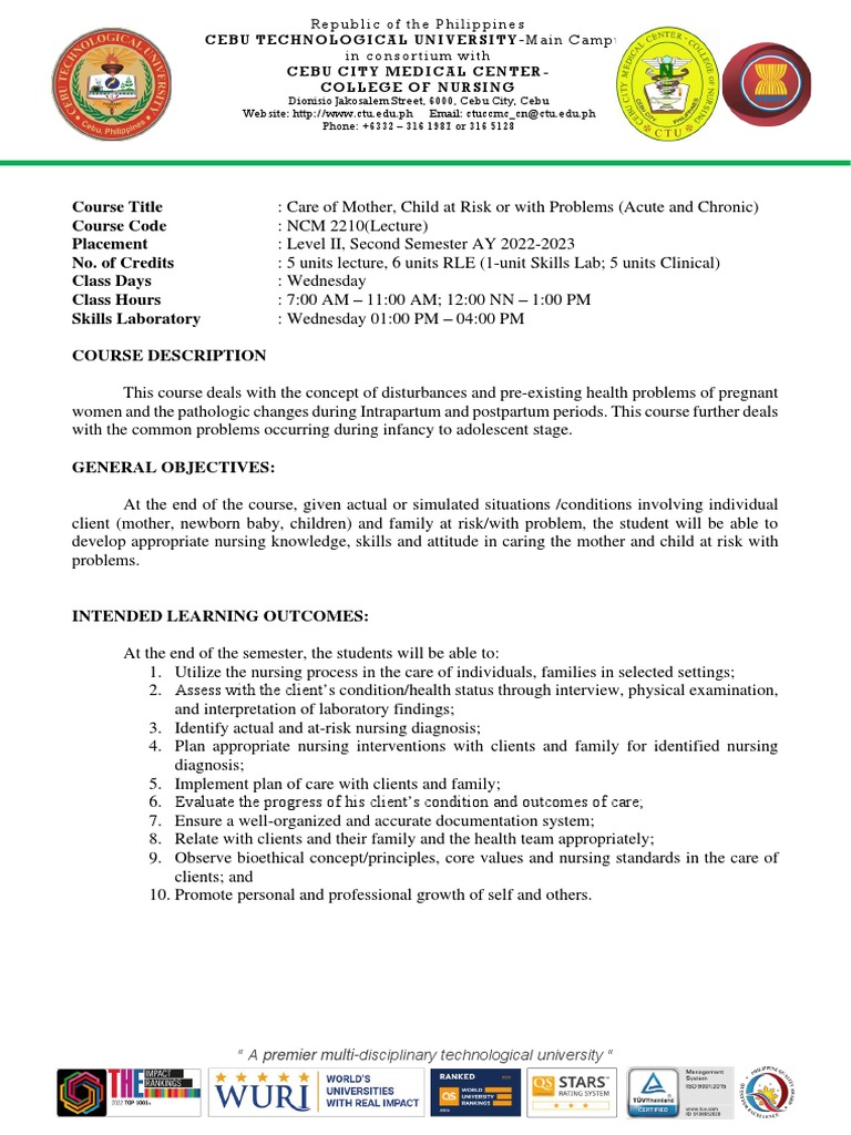 Level 2 Course Outline | PDF | Childbirth | Human Diseases And Disorders