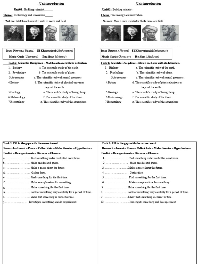 Budding Scientist | PDF | Science | Scientist