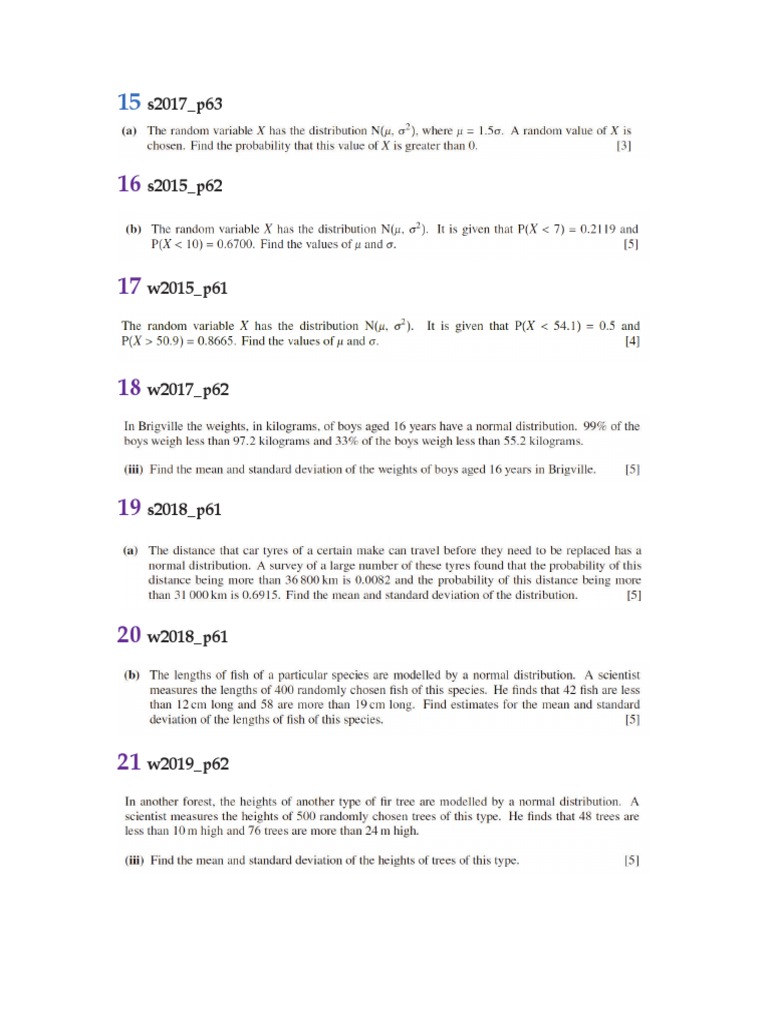 Topic S07 Normal Random Variable L3 | PDF
