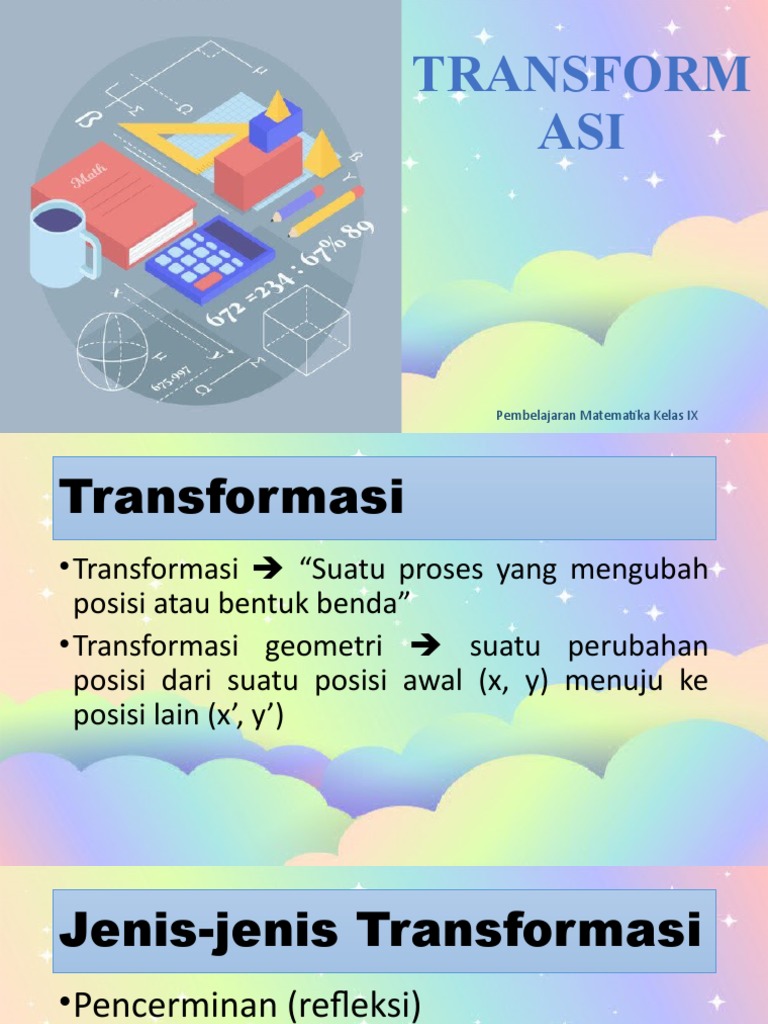 MTK Kelas 9 Transformasi | PDF