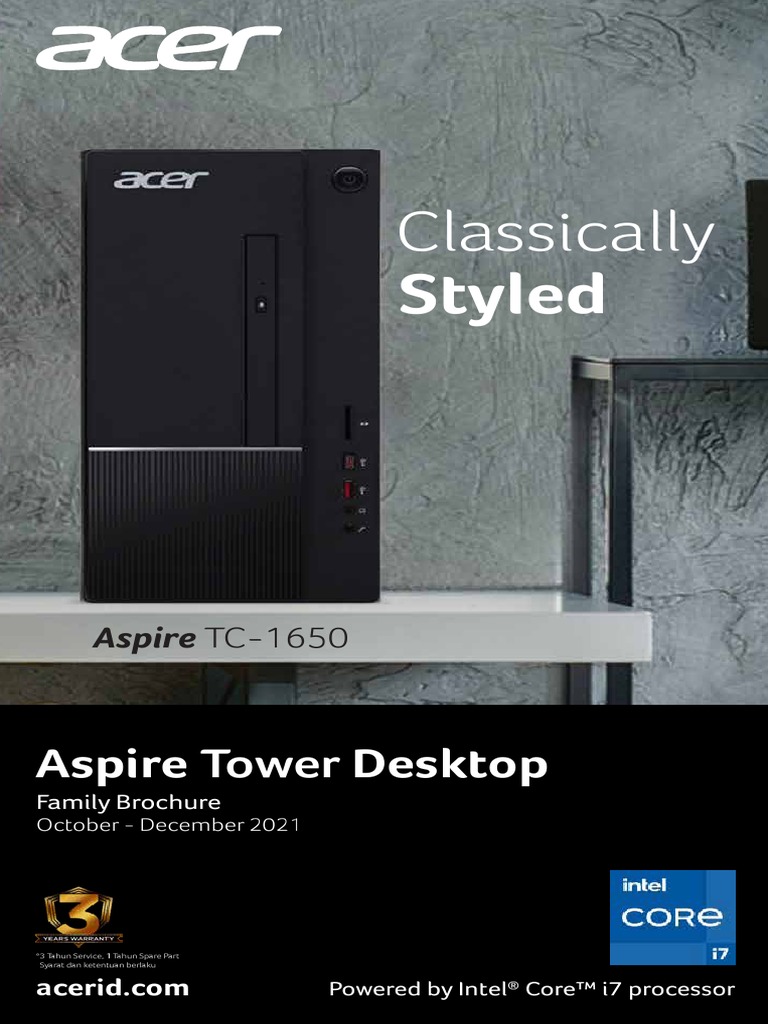 ACER Brochure-Family-Aspire-Tower-Desktop | PDF