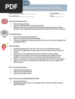 Teaching Internship Portfolio | PDF | Teachers | Teacher Education