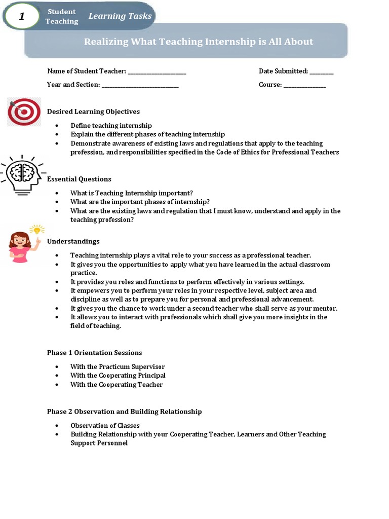 ST Learning Task 1 | PDF | Teachers | Profession