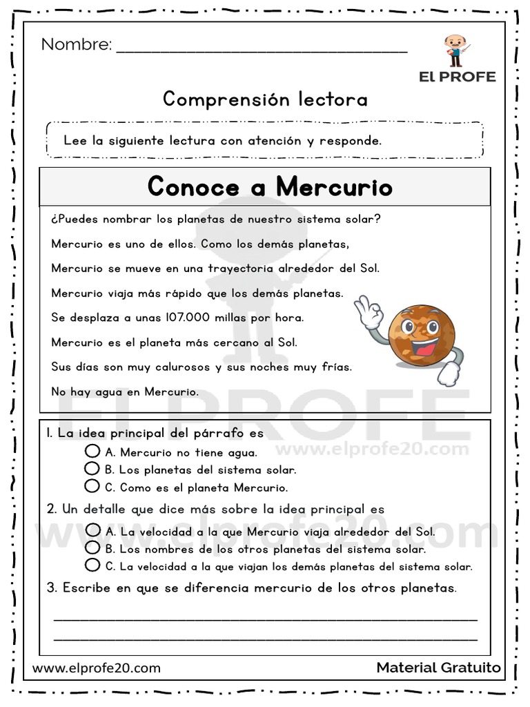 Conoce A Mercurio | PDF
