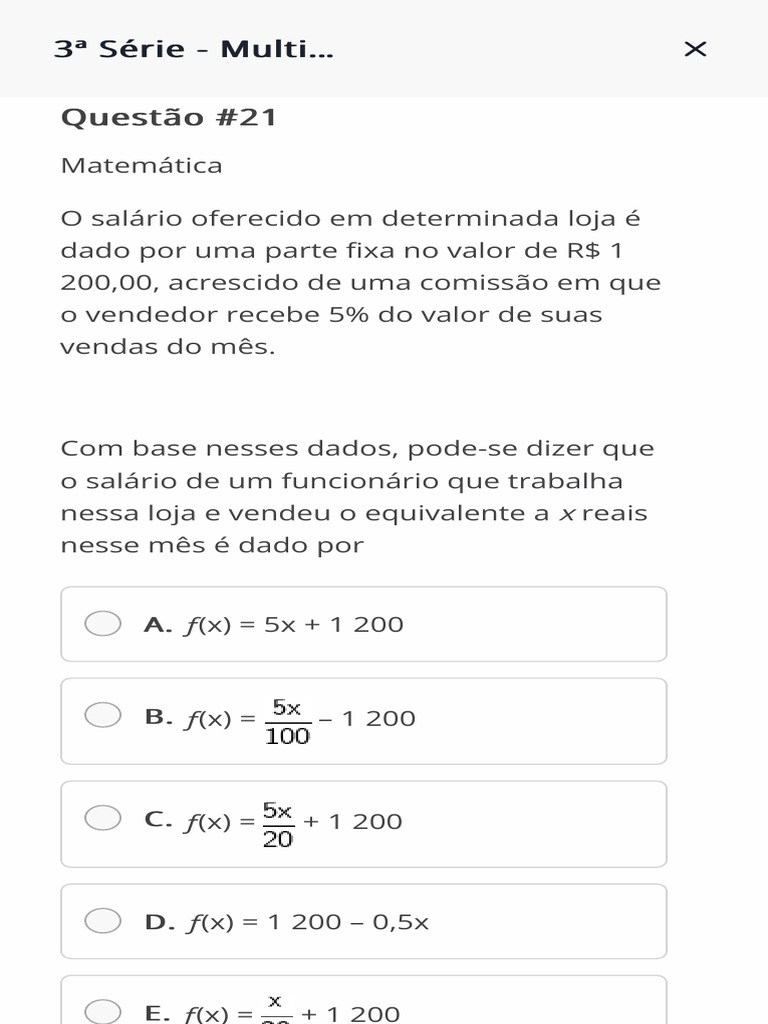 Provas e Simulados - Studos | PDF