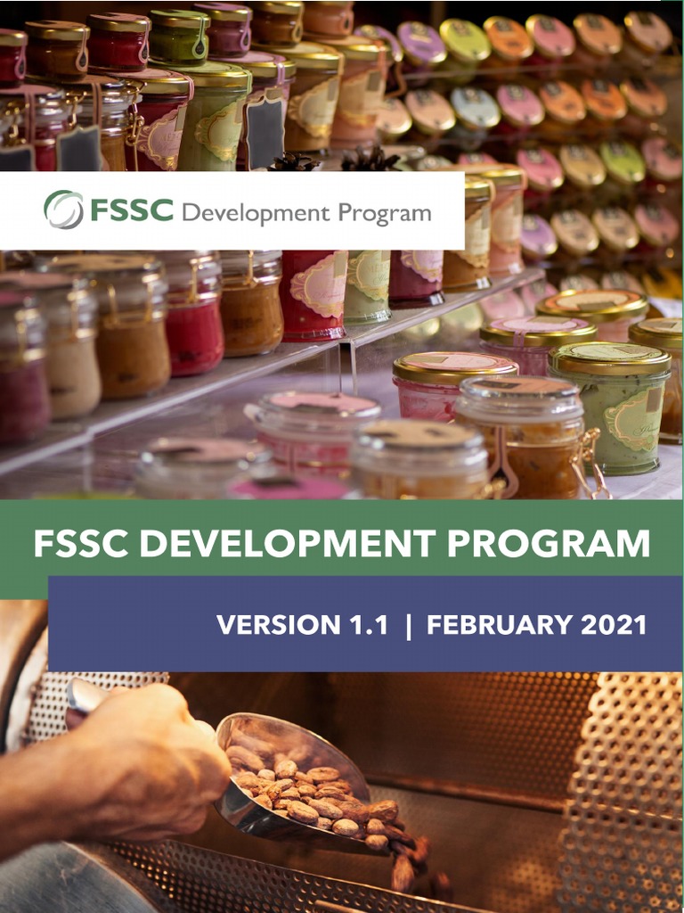 FSSC Development Program V1.1 - February 2021 | PDF | Foods ...