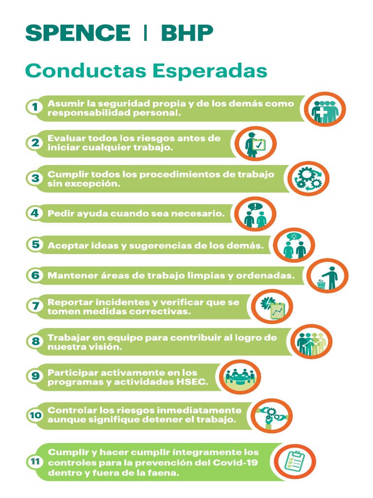 Afiche - Conductas Esperadas | PDF
