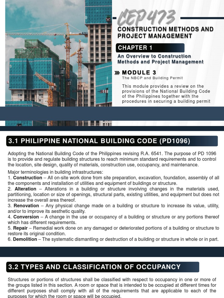 The Nbcp And Building Permit Pdf Building Wall