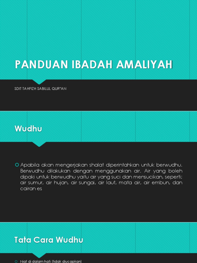 Panduan Ibadah Amaliyah. | PDF
