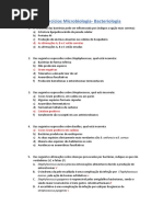 Tabela de Bacterioses e Causadores | PDF | Salmonella | Bactérias