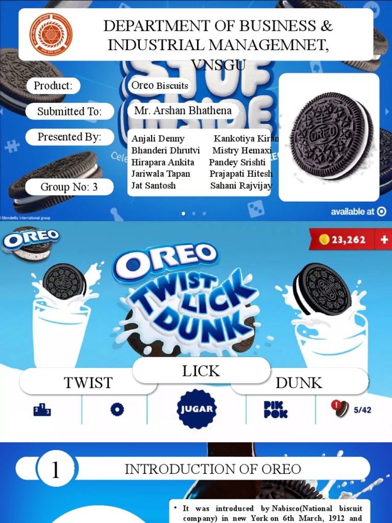 Oreo Product Marketing | PDF | Market Segmentation | Marketing
