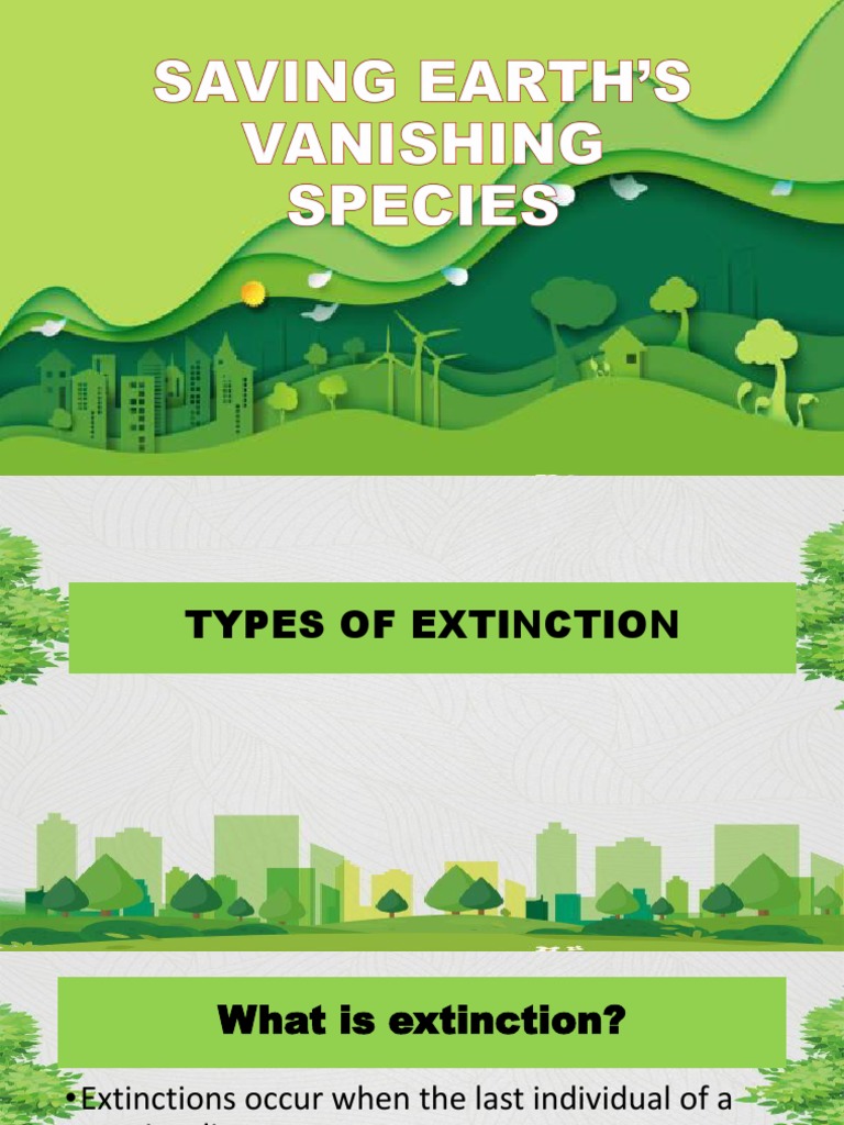 Understanding Extinction Types and Causes | PDF | Extinction | Habitat ...