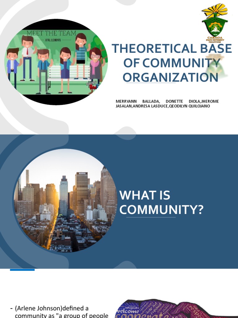 Community Organization Theories Explained | PDF | Community | Cognitive ...