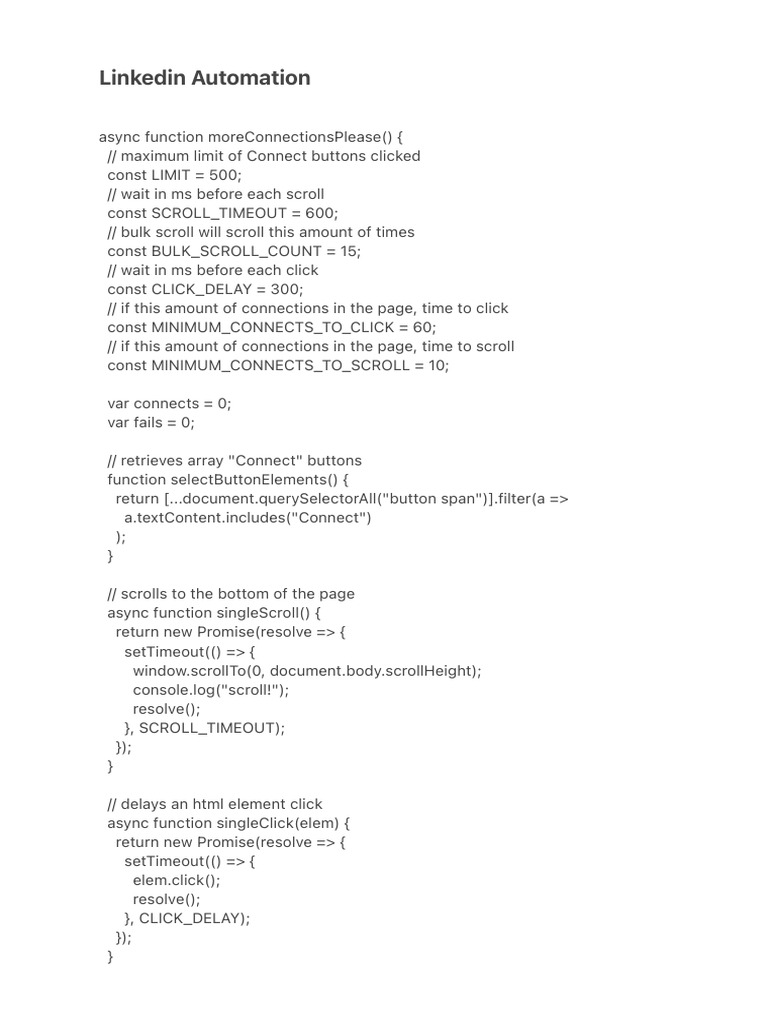 Linkedin Automation Pdf Computing Software Engineering