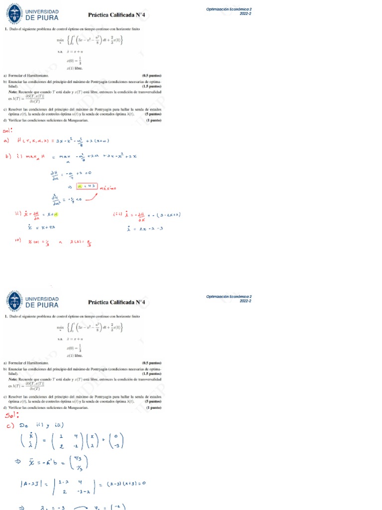 PC4 Solucionario | PDF
