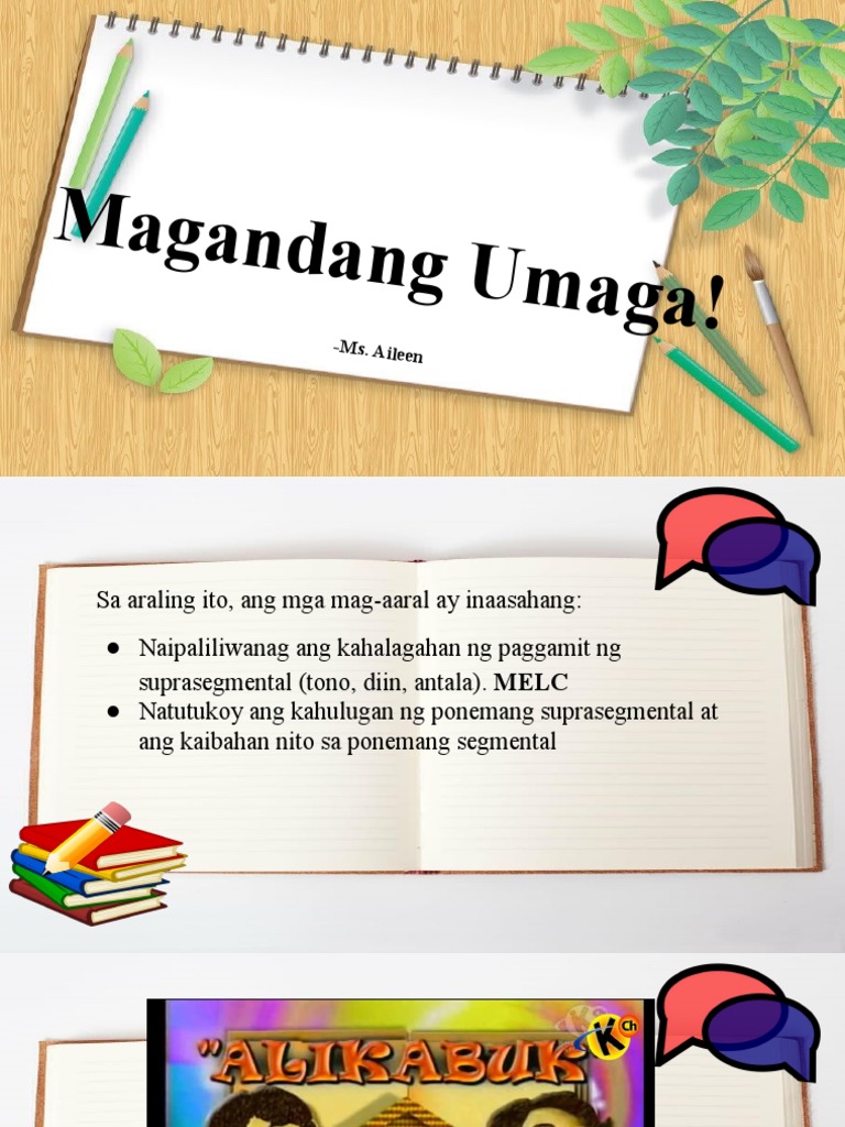 q3 Week 1 Ponemang Suprasegmental | PDF