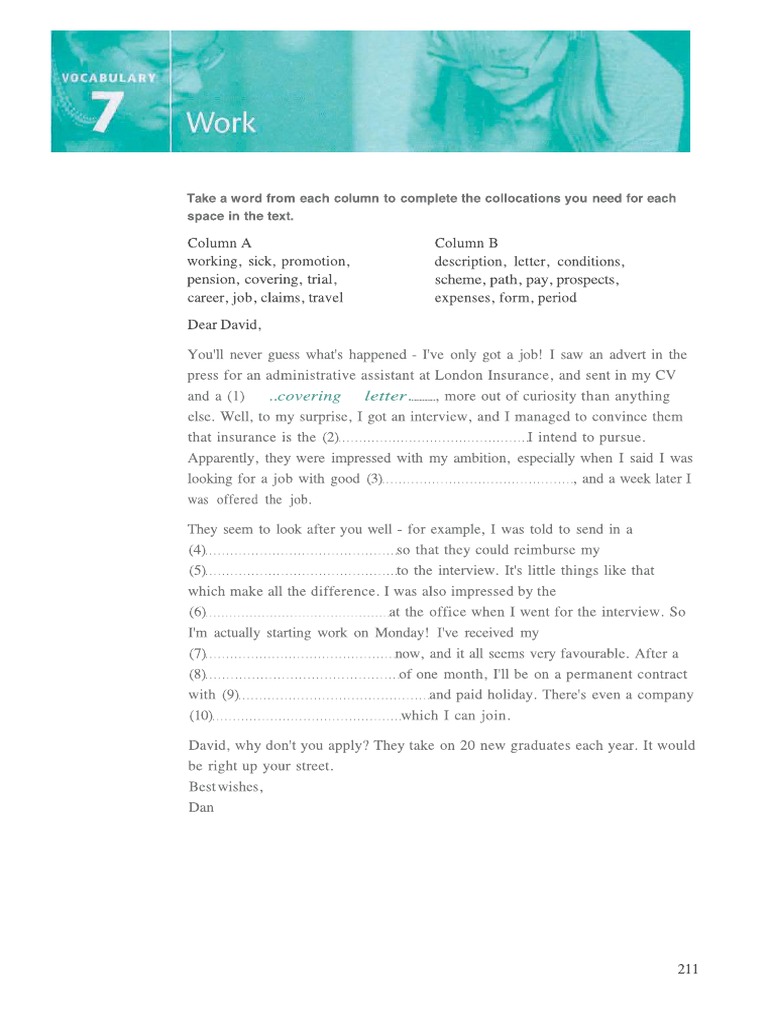 Work Exercises Advanced | PDF