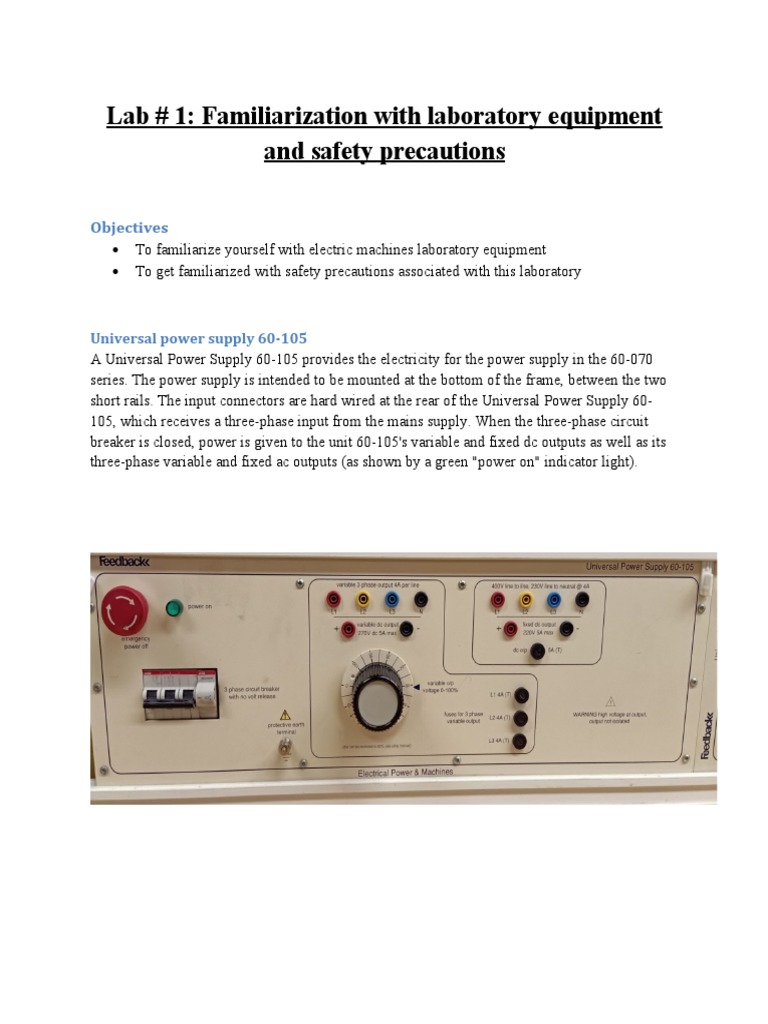 EM Lab 1 | PDF | Transformer | Power Supply