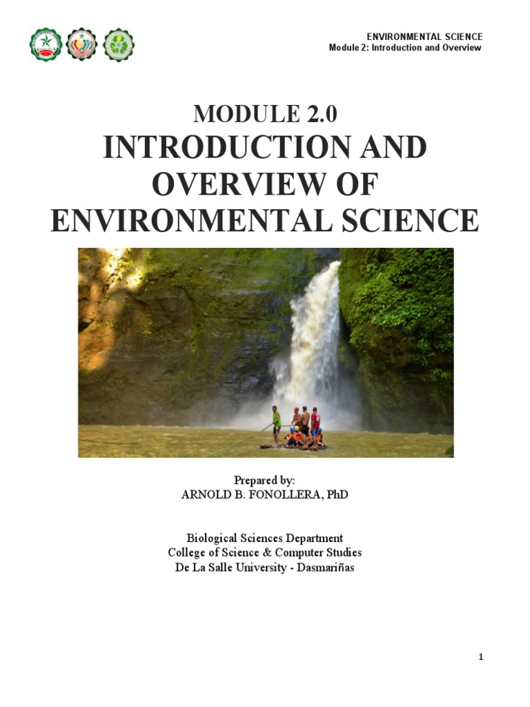 Module 2 - Overview and Intro 2 Env Sci | PDF | Ecosystem | Sustainability