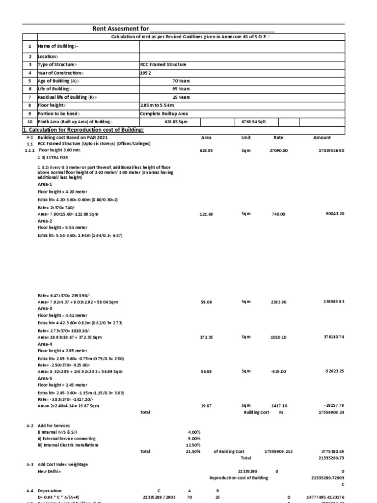 Assessment For Rent | PDF | Renting | Payments