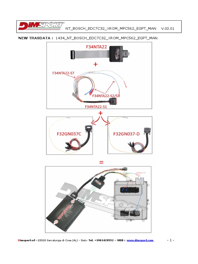 EDC7C32 ECU Pinout Guide | PDF