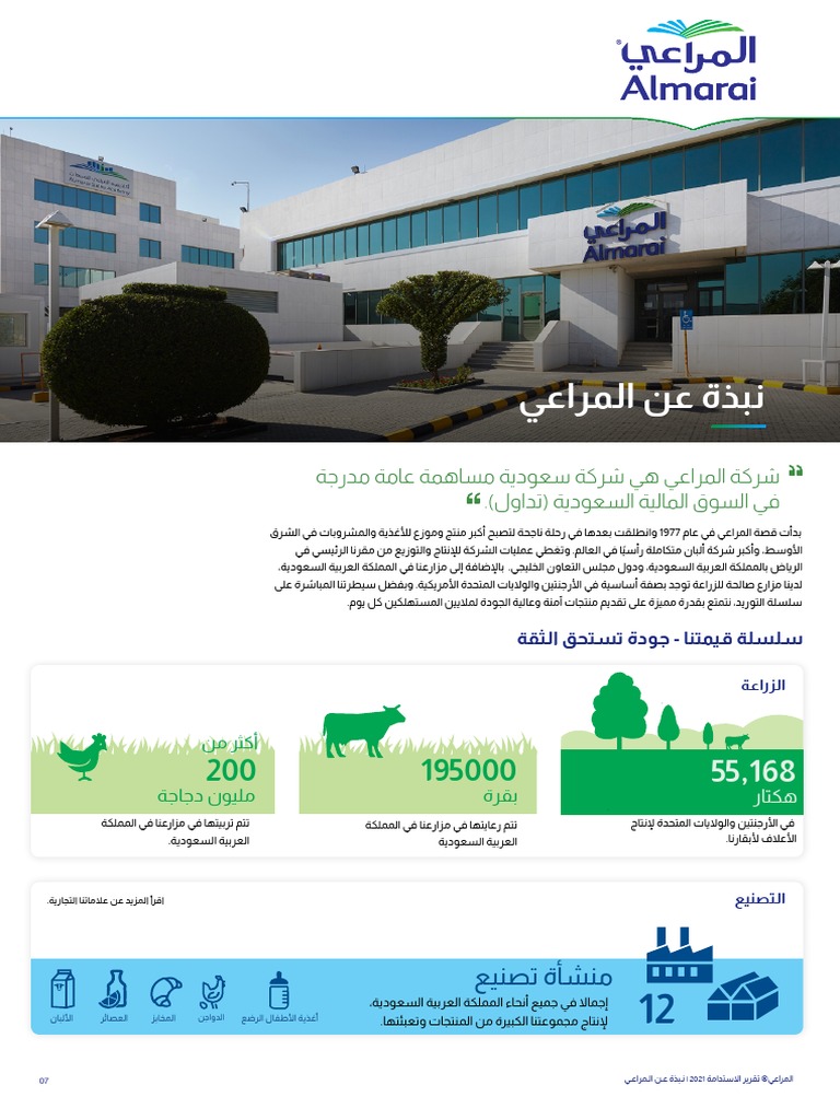 Almarai About Almarai AR | PDF